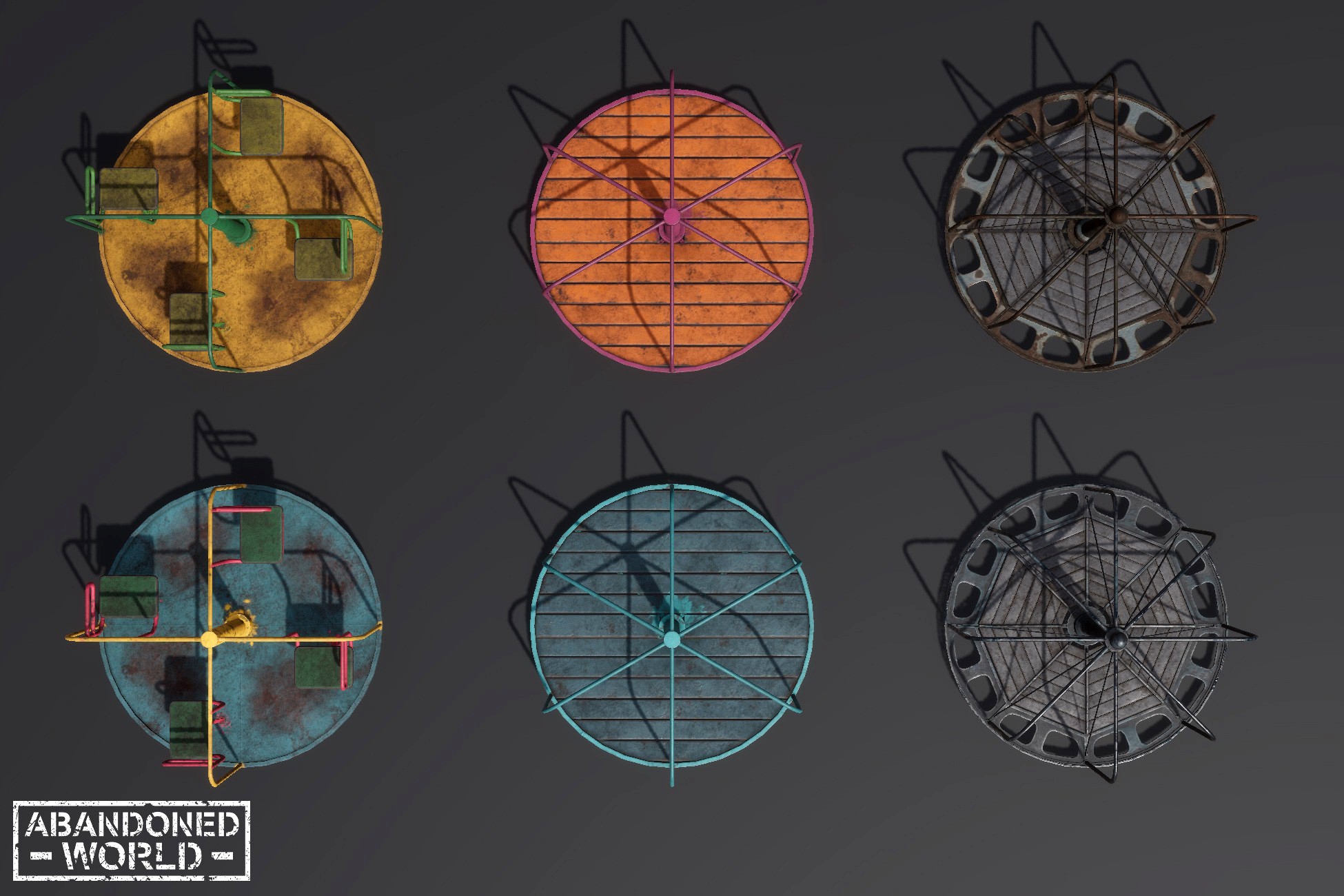 Carousel Set 3d model