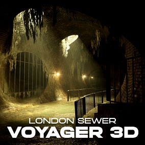London Sewer Modular Spline Pack 3d model