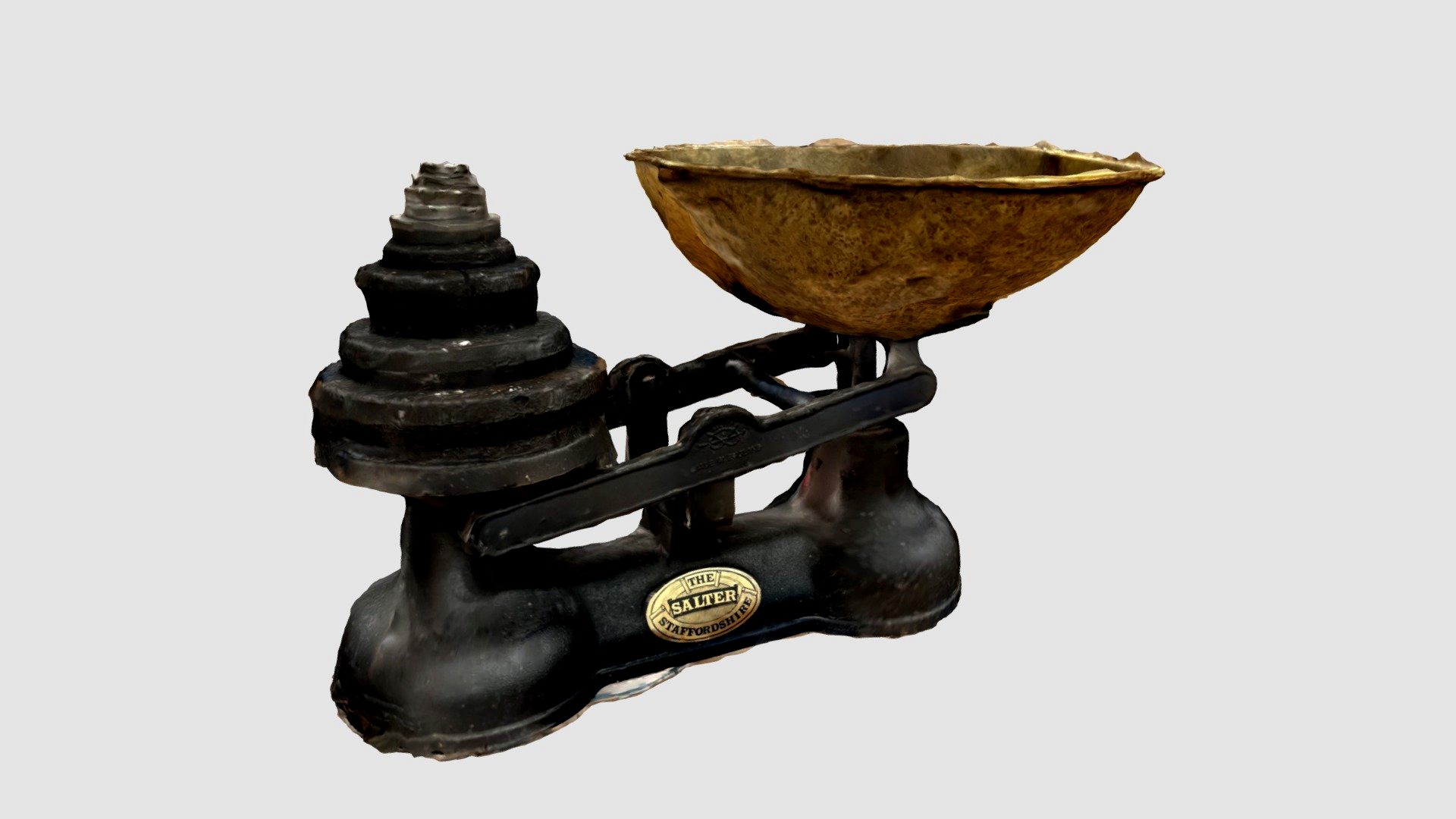 Salter vintage scales 3d model