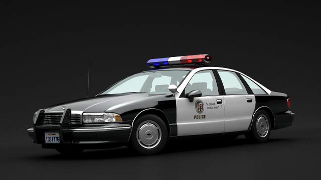 Chevrolet Caprice Classic Police 1994 3d model