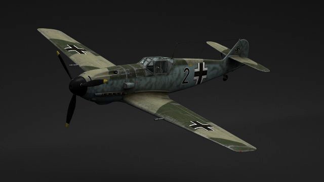 Messerschmitt BF109 3d model