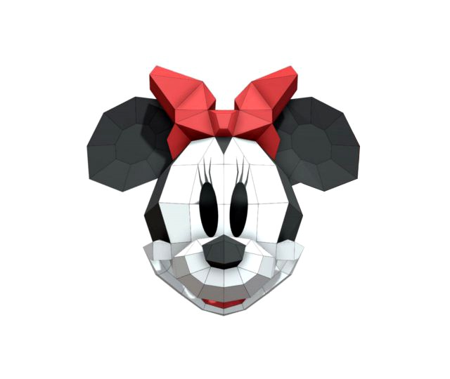 minnie mouse mask 3d model