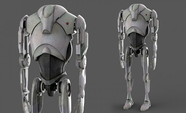 b2 super battle droid 3d model