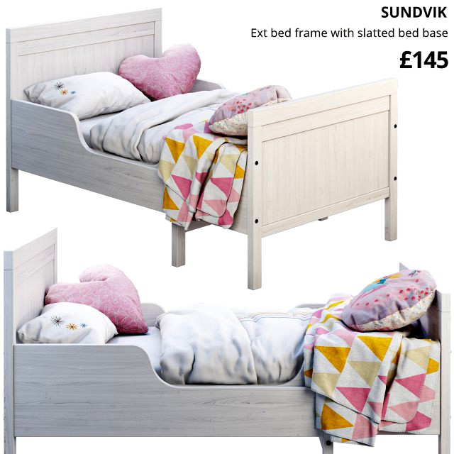 ikea sundvik 3 bed 3d model