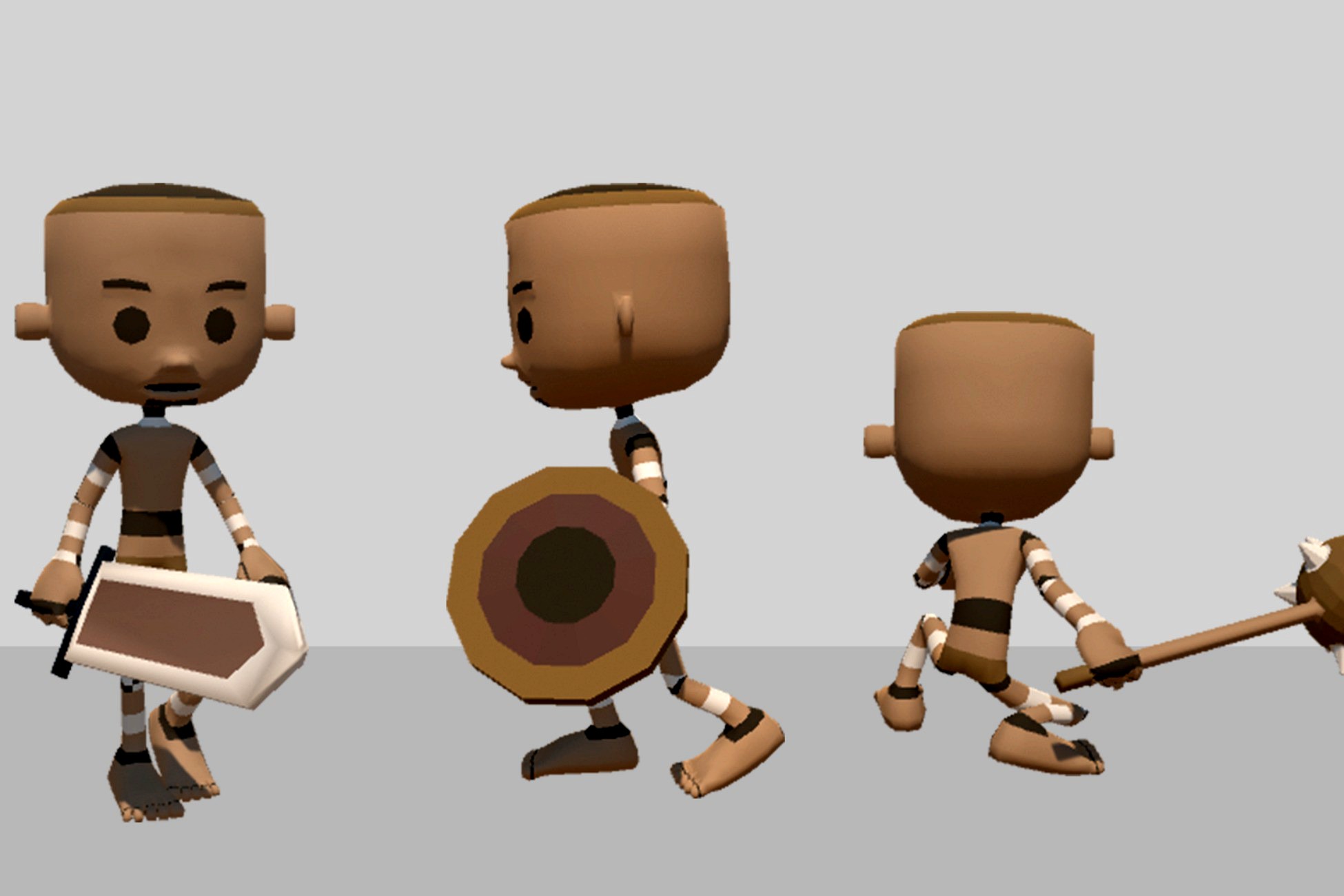 3D Character #000 - Dummy Universal - Animated - Low Poly - FBX model