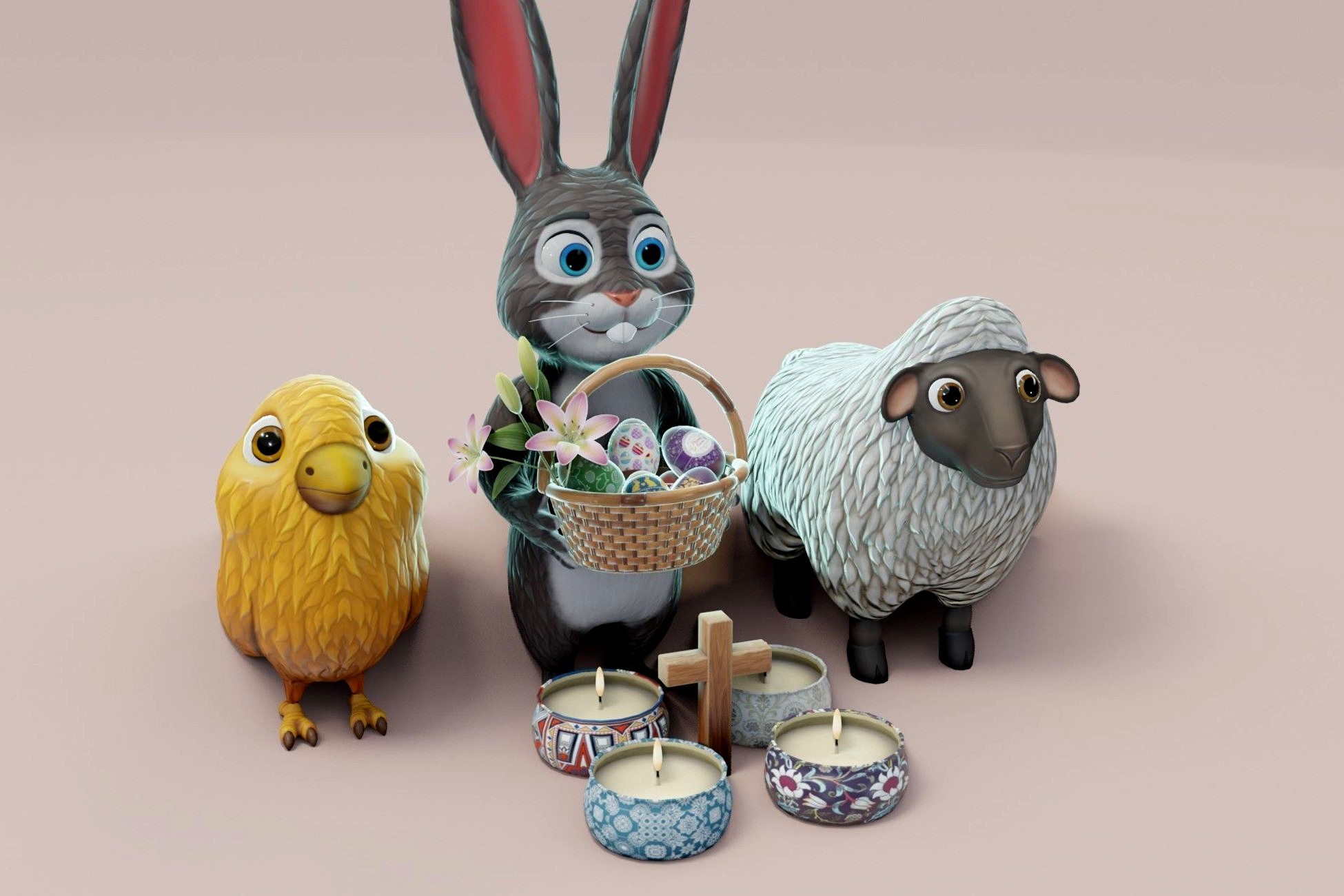 Easter 3D Model