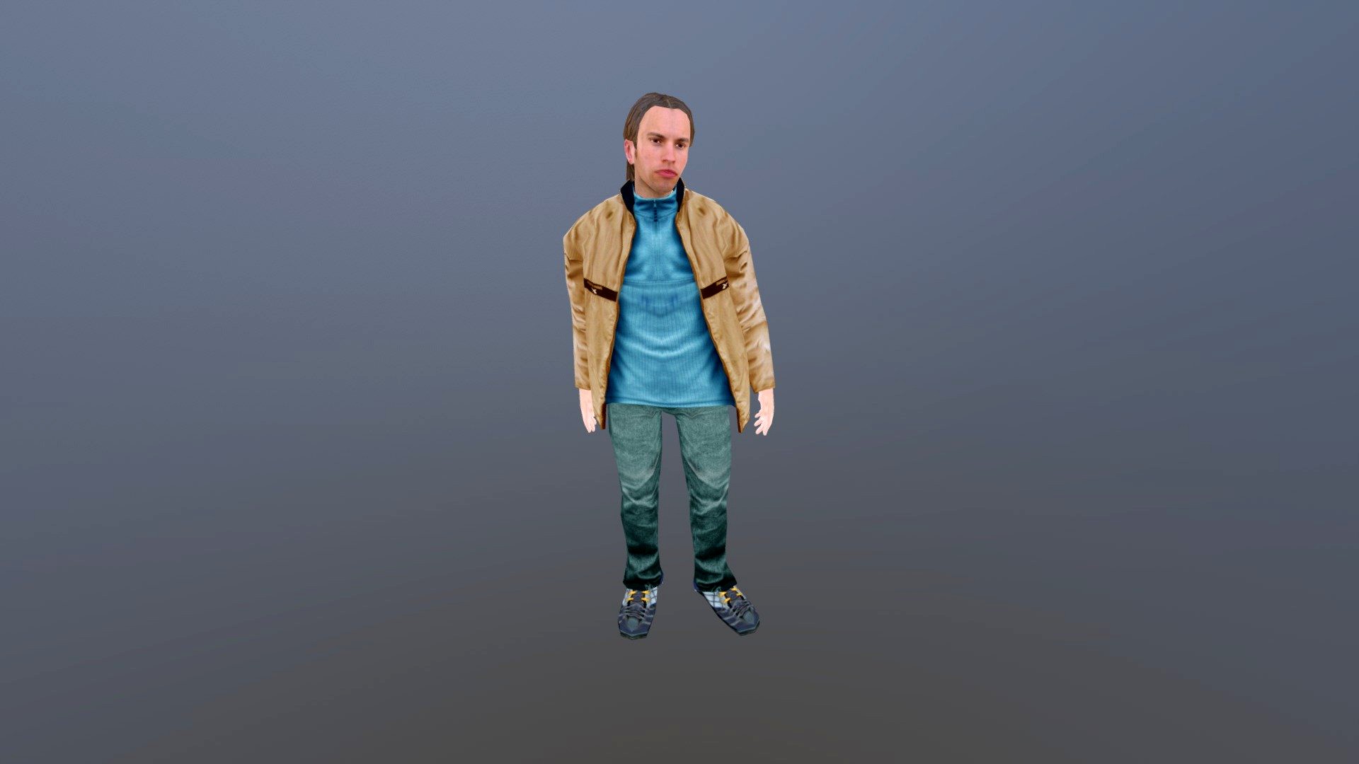 Human Animation Pack: Gustavo 3d model