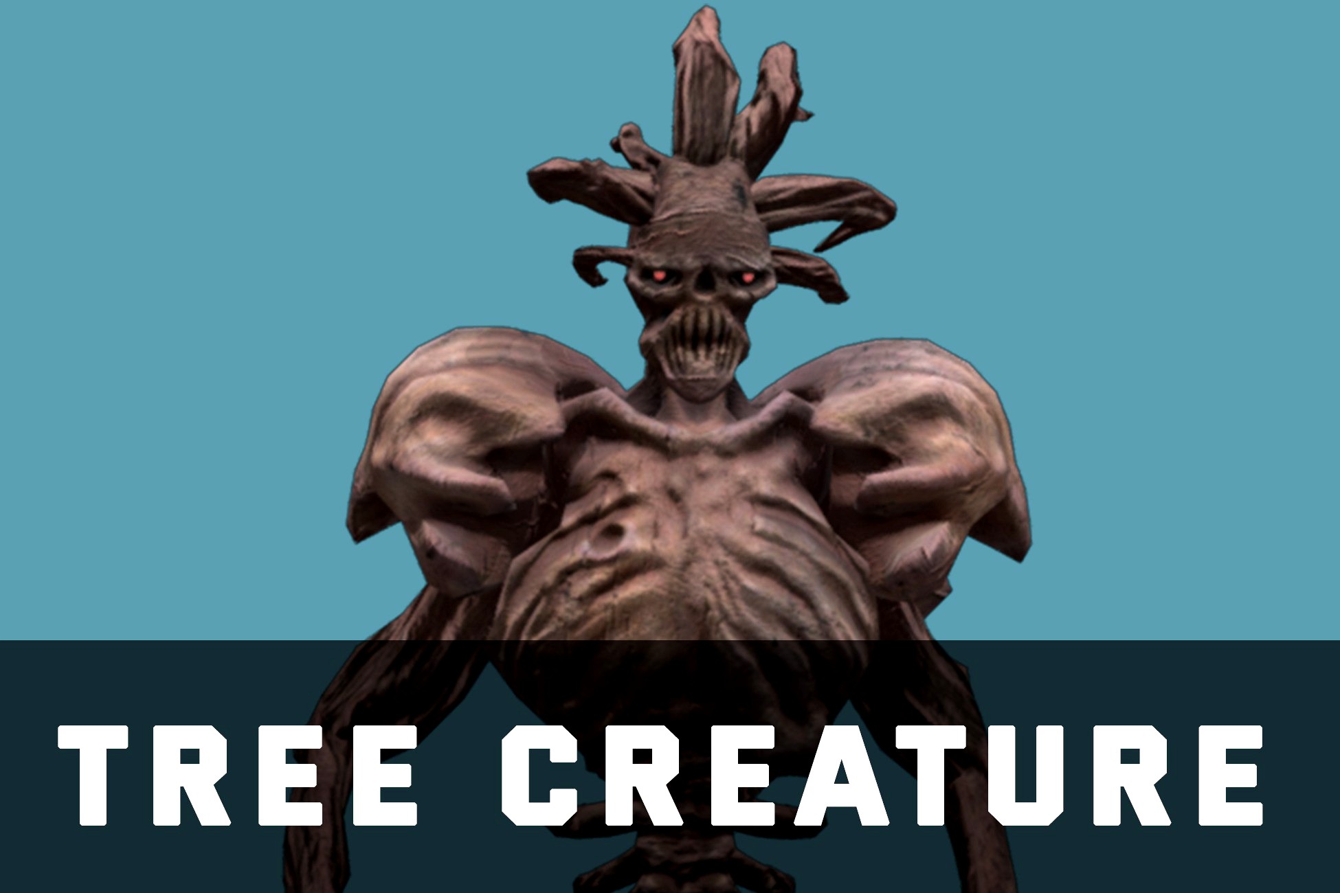 Fantasy Tree Creature 3d model