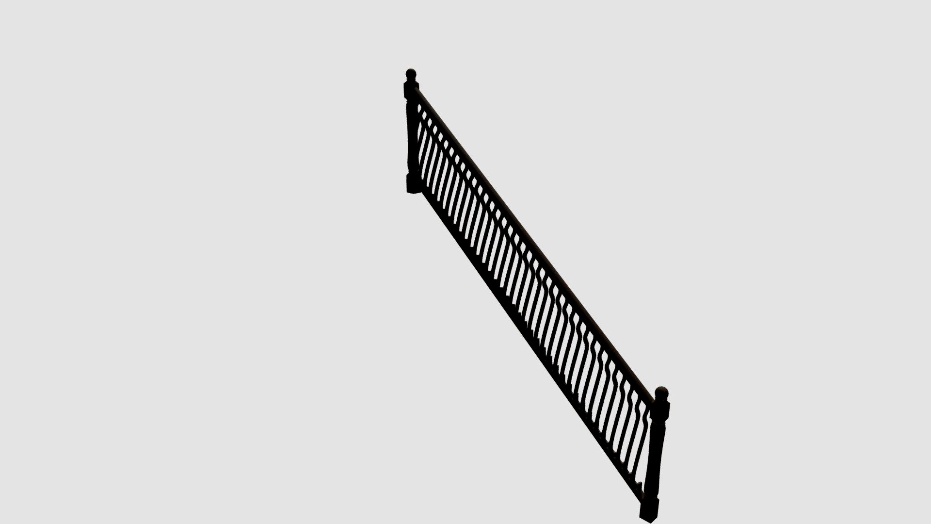 railing 3d model