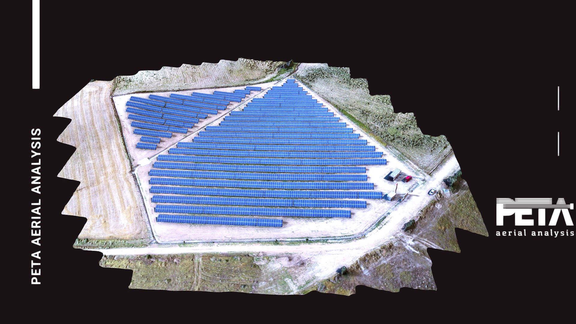 Sample Solar Power Plant 3d model