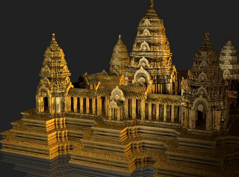 Cambodia Angkor Wat 3D Model