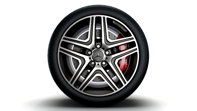 Mercedes Benz AMG G63 wheel 3d model