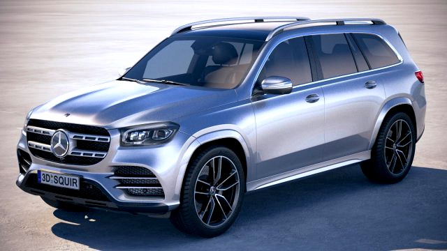 mercedes-benz gls 2020 3d model