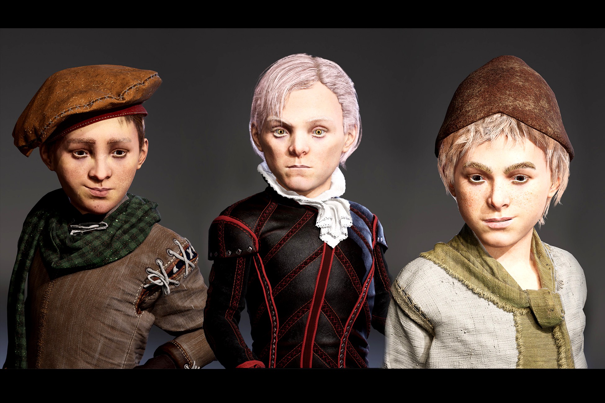 Medieval Child Mini Bundle 3d model