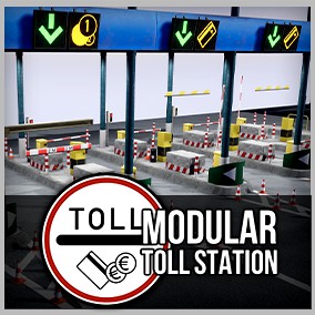 Modular Toll Station - Vol. 1 3d model