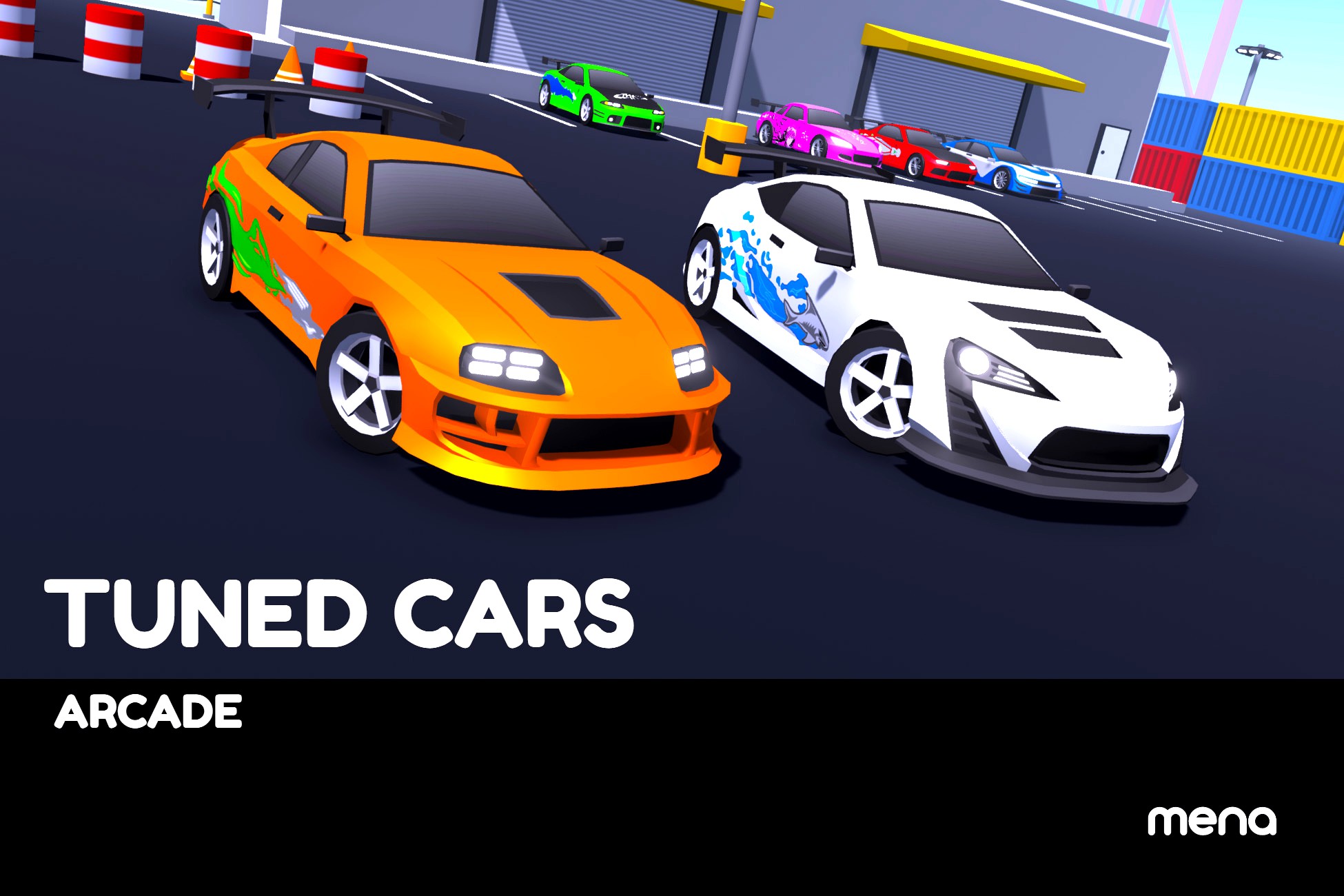 ARCADE: Street Tuned Cars 3d model