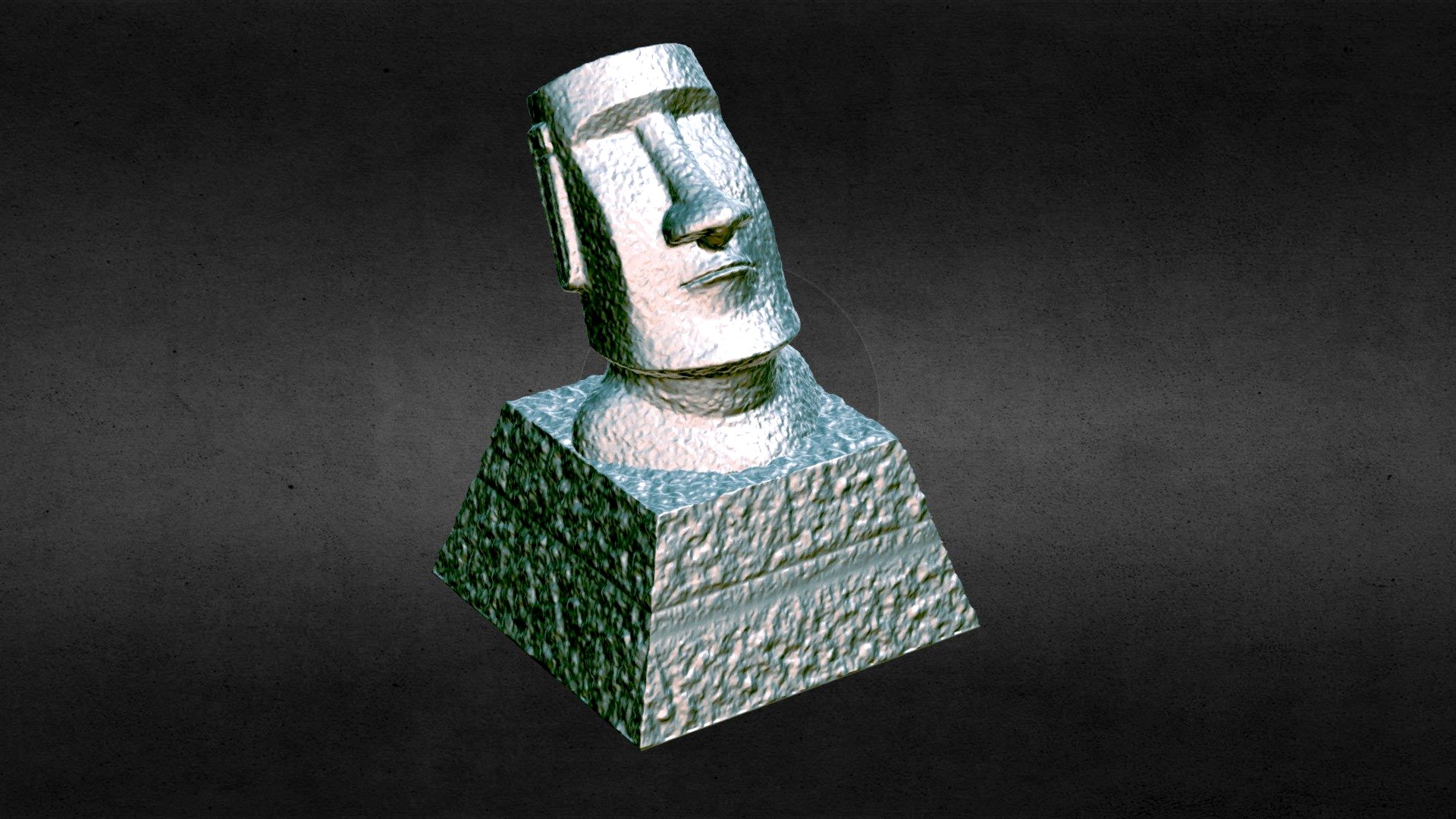Moai Keycap STL for 3Dprint model