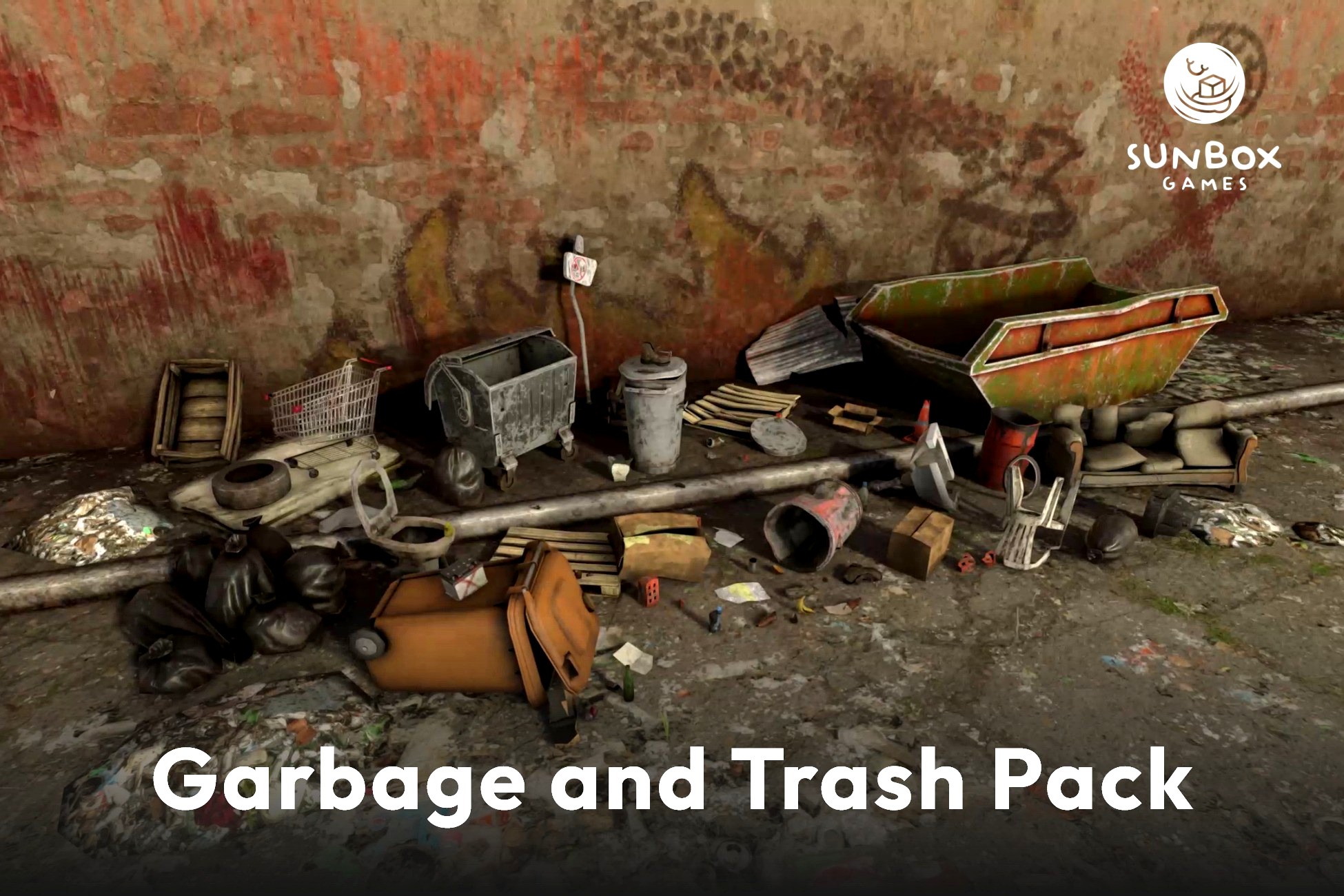 Garbage and Trash Pack 3d model