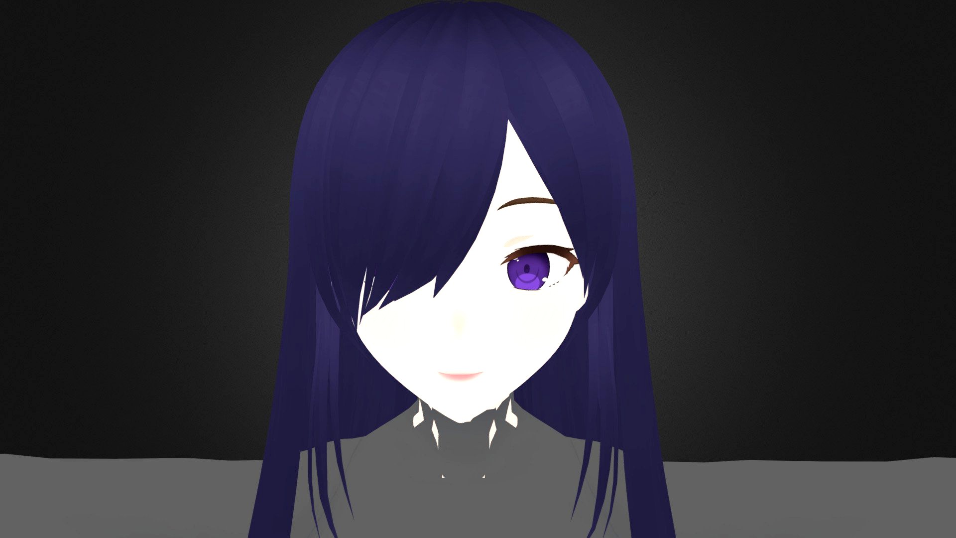 3D Anime Character Girl for Blender 30 model