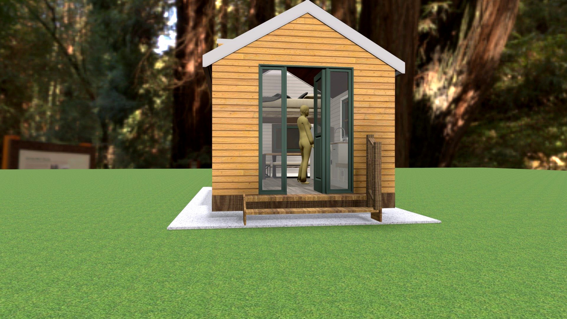 Glamping - Full Model 3d