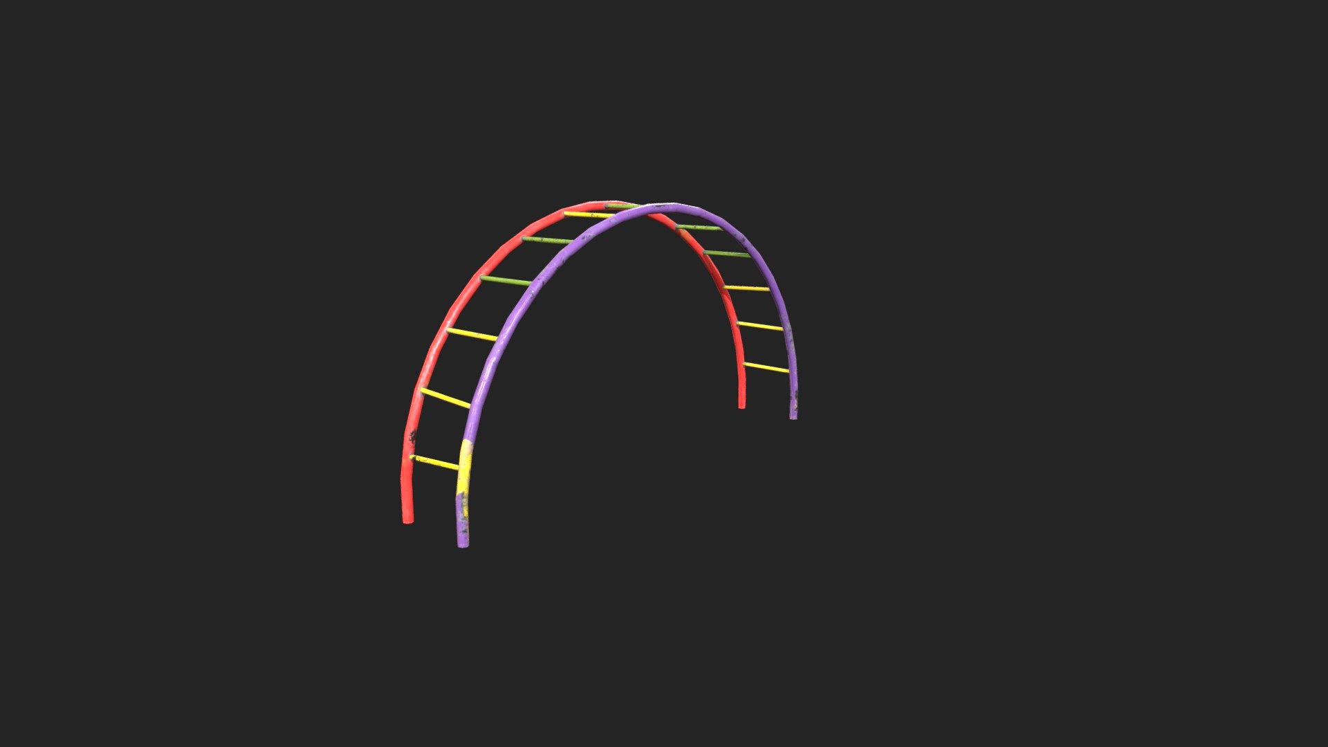 Old Arc Climber | Game Assets 3d model