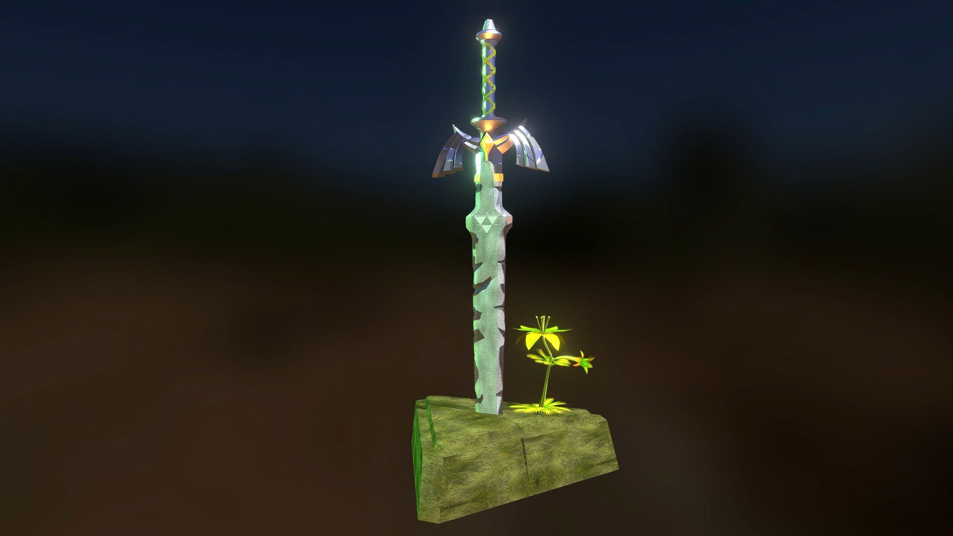 Master Sword - BOTW 3d model
