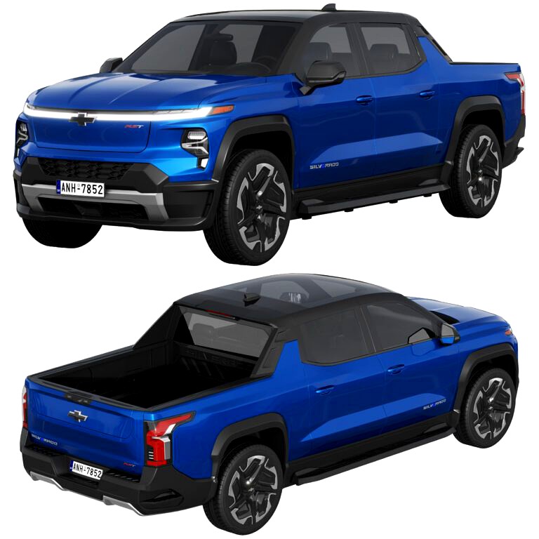 Chevrolet Silverado EV RST car (347481) 3d model