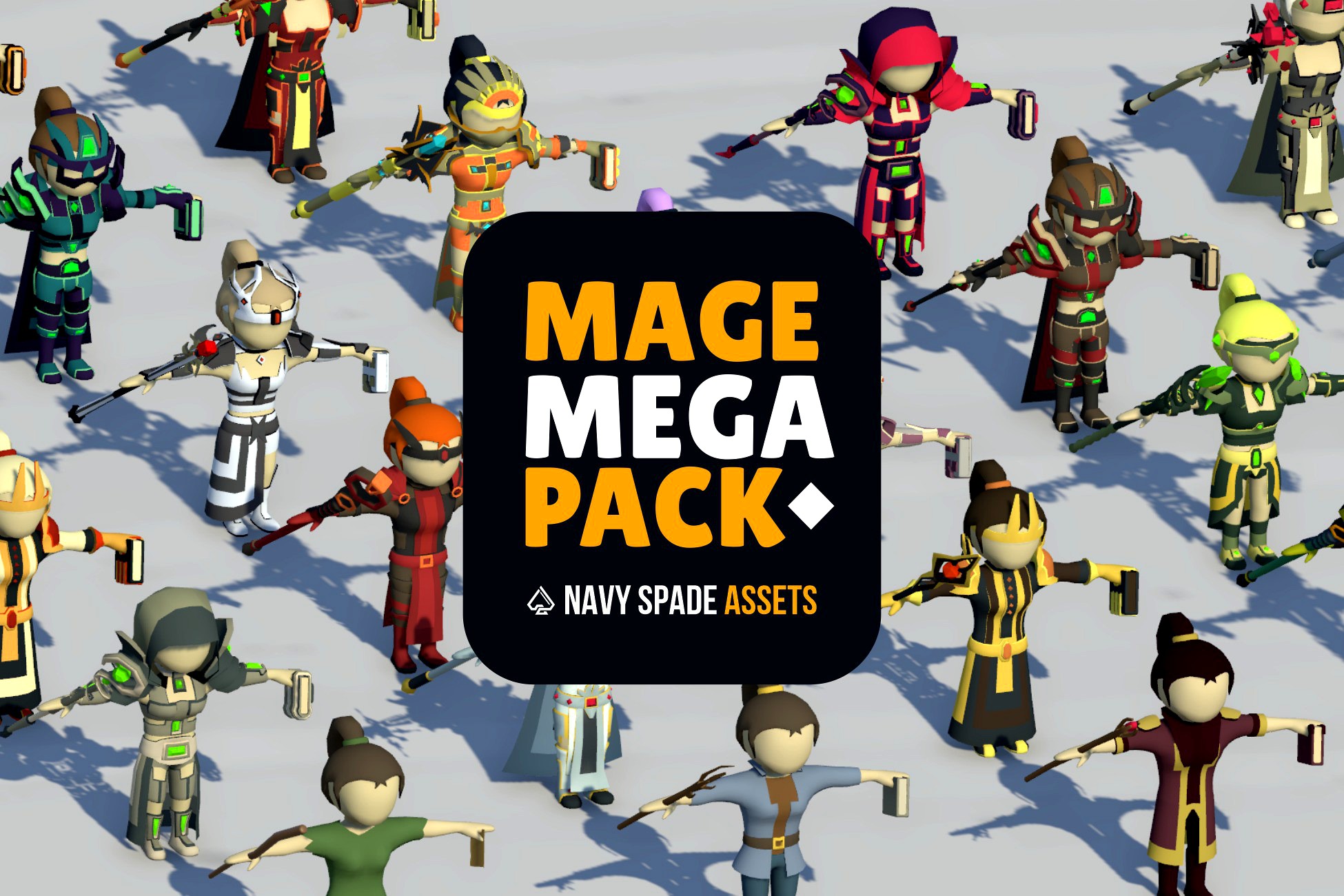 Mage Mega Pack 3d model