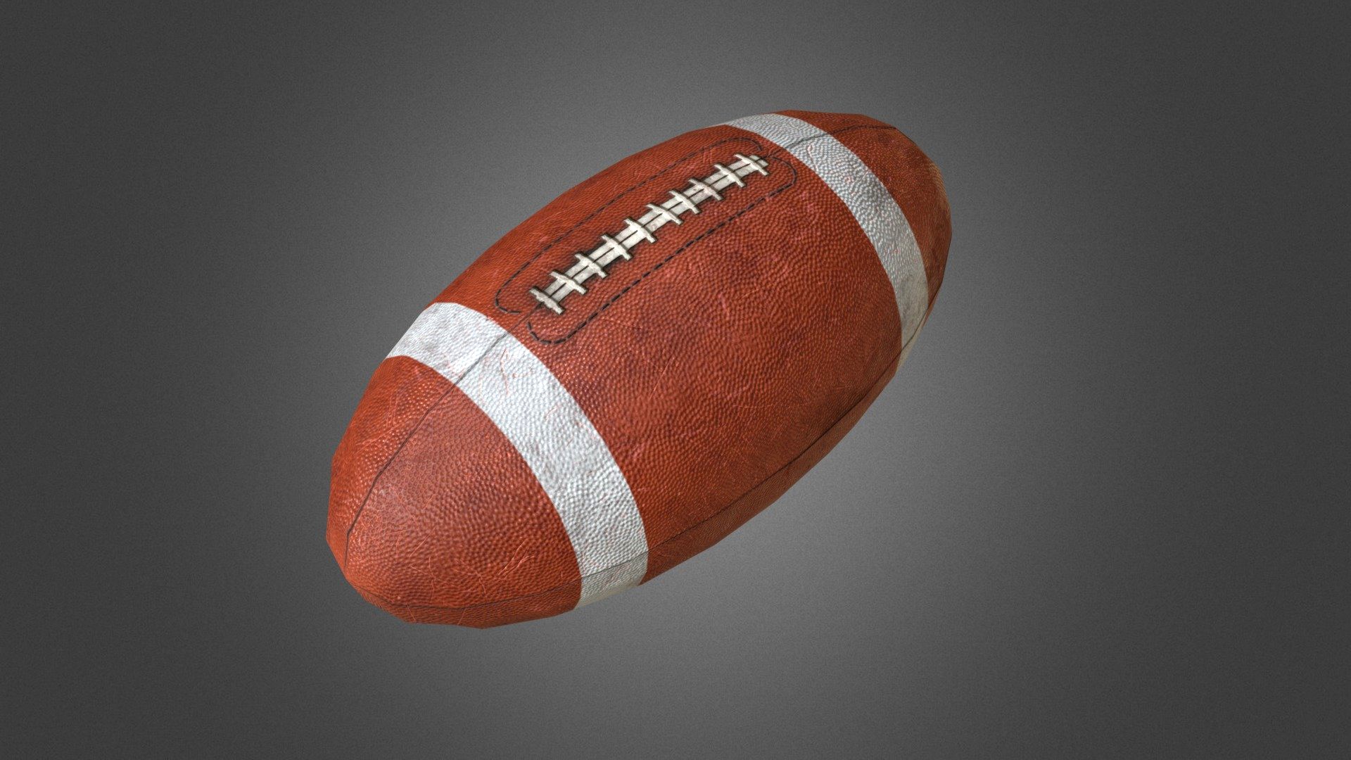 Used Ball Low Poly PBR Model 3d