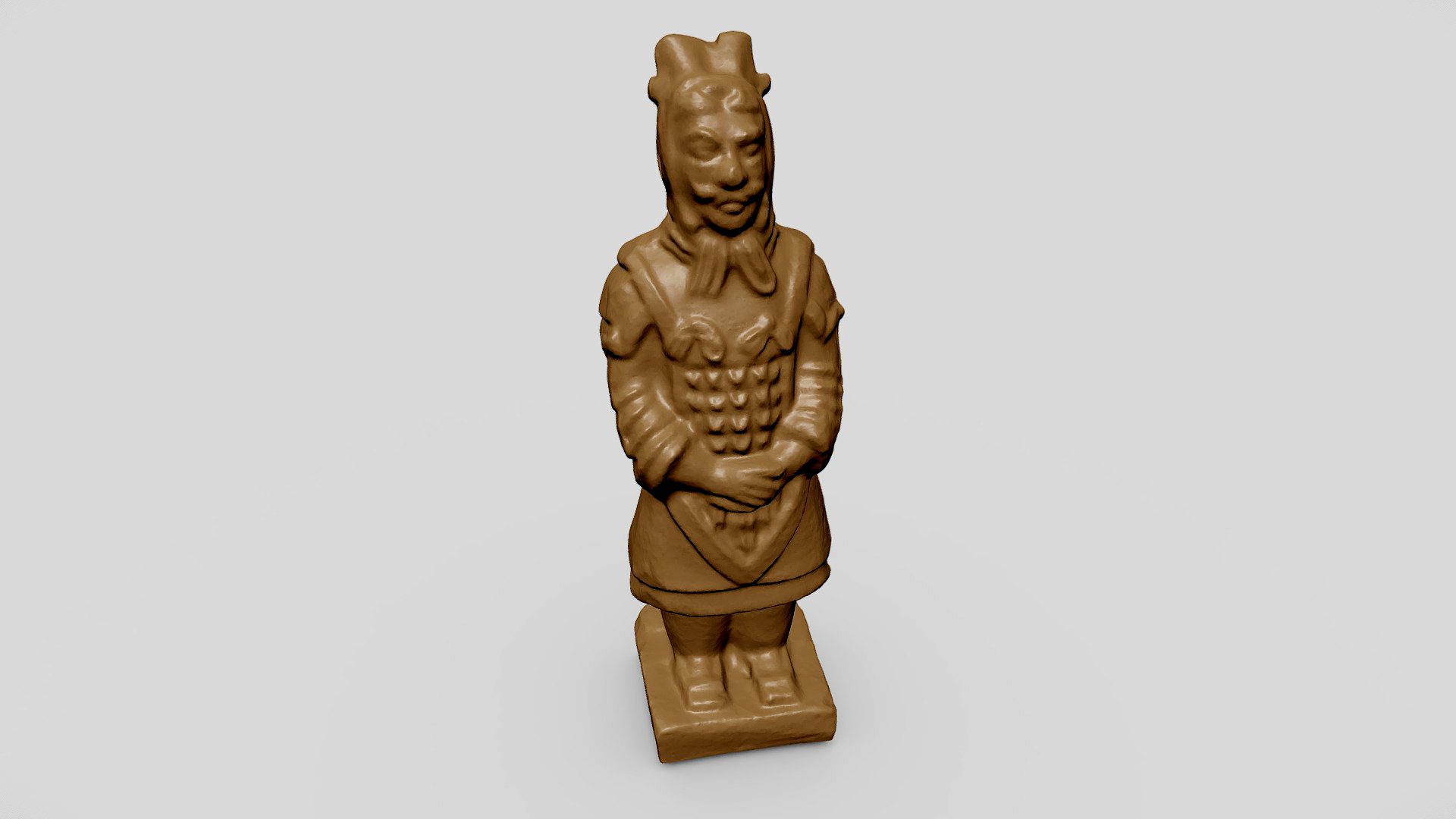 Chinese Terracotta Soldier Standing 3d Printable model