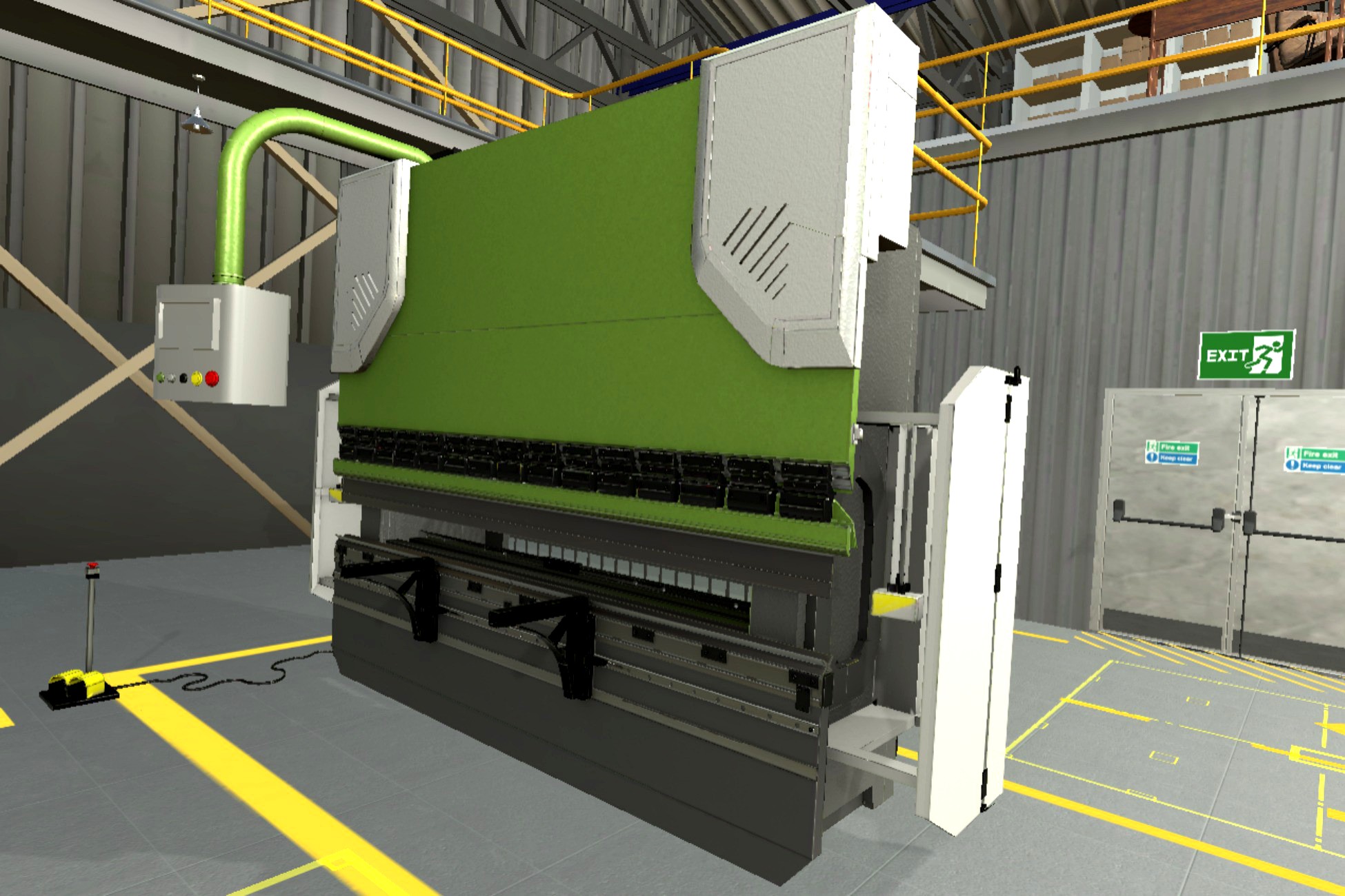 Press Brake Machine 3d model