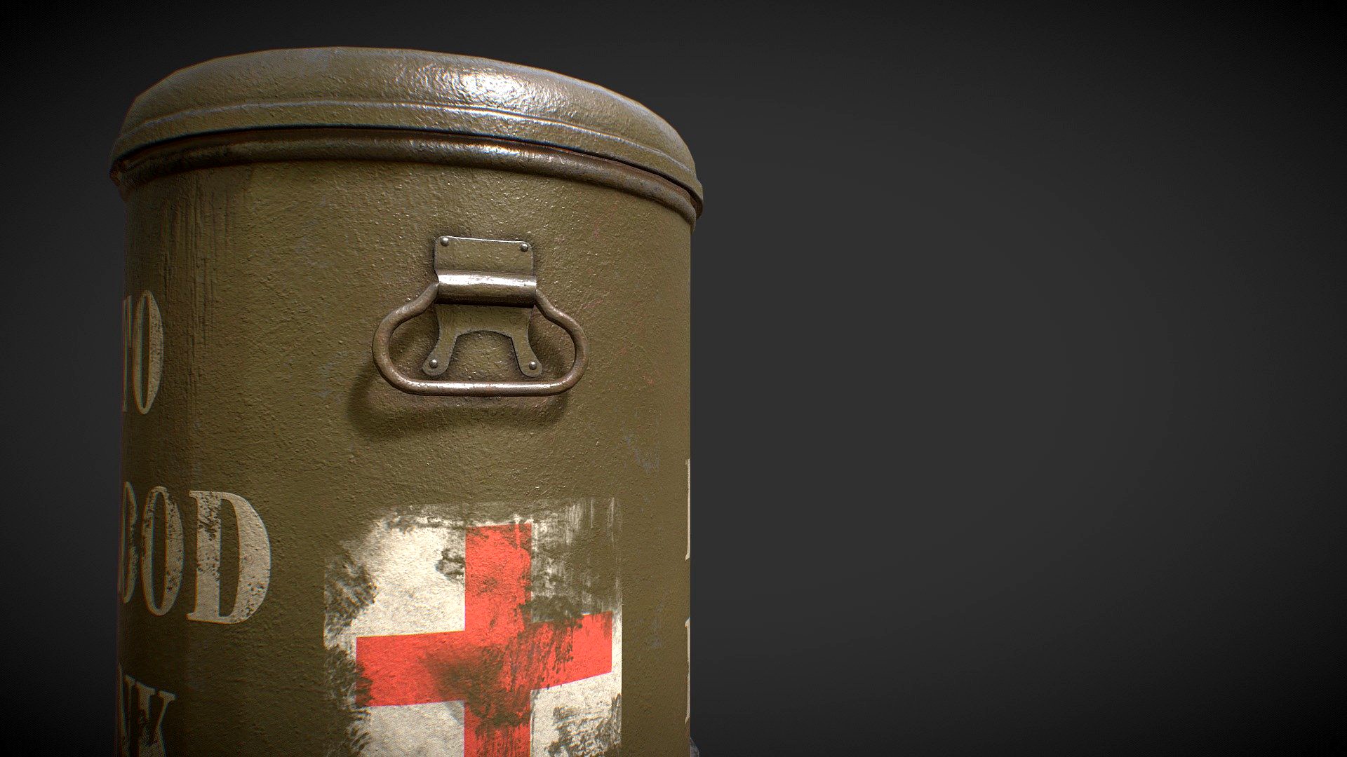 Blood Bank Container 3d model