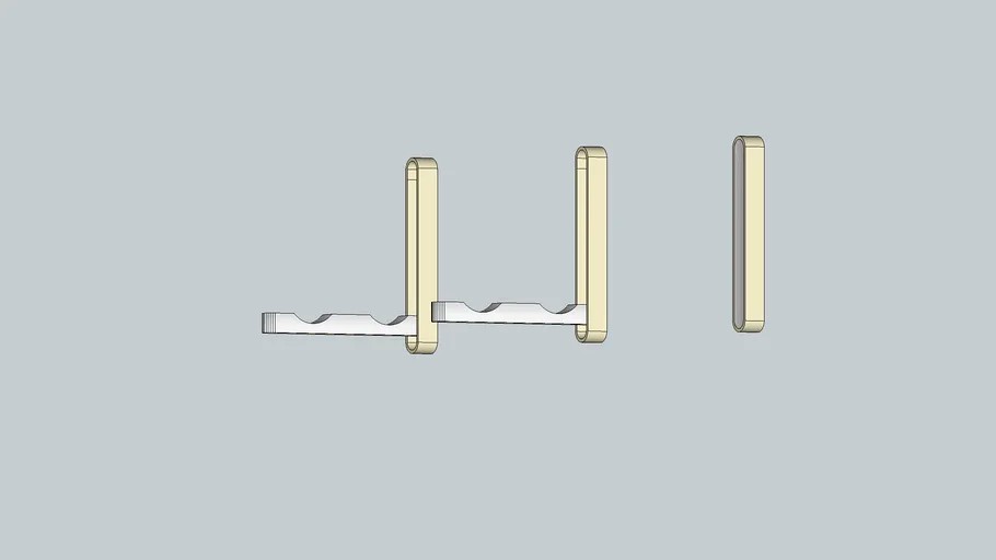 Klyket Ikea hak wieszak 3d model