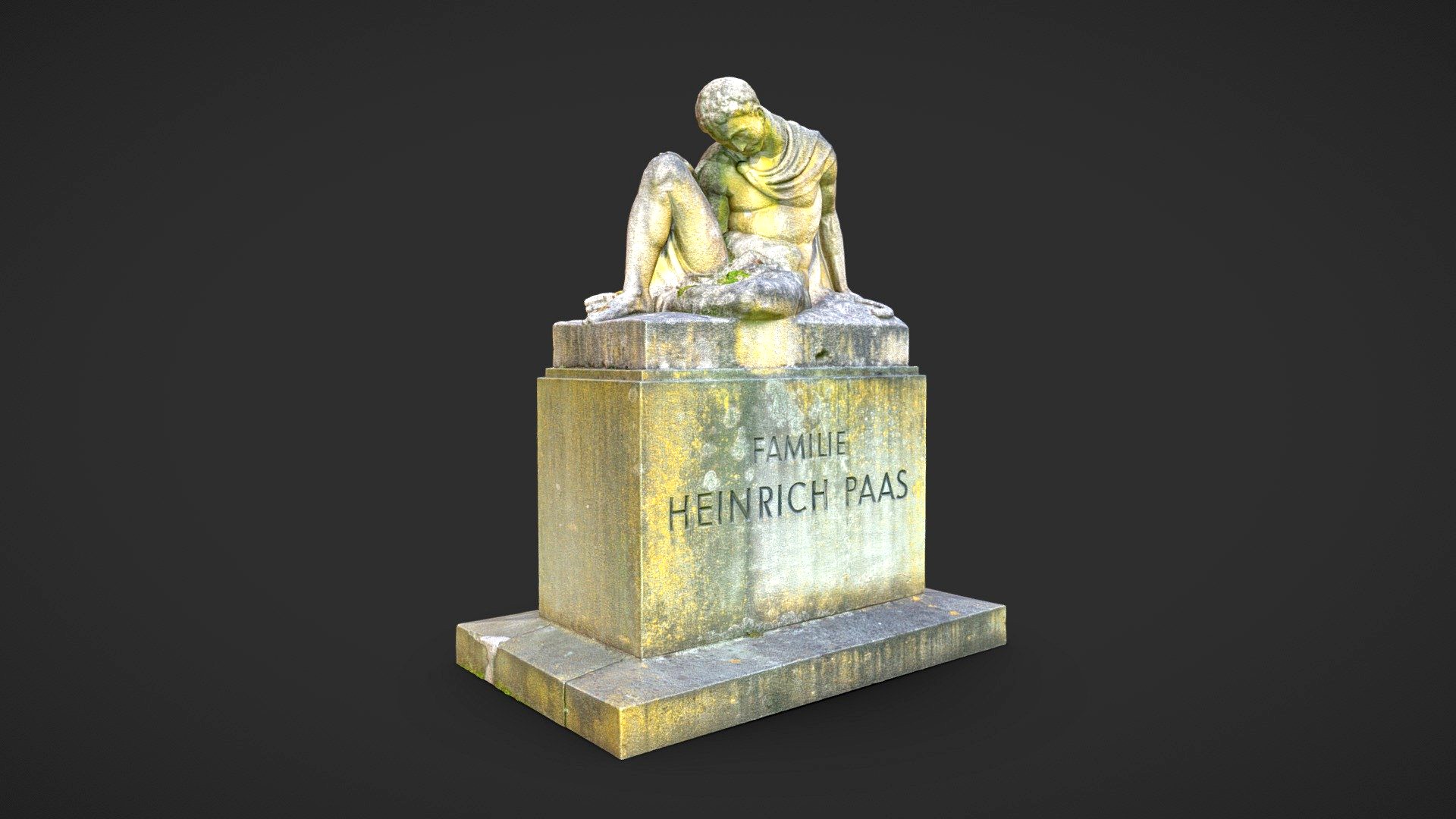 Graveyard Stone Sculpture 3D Scan model