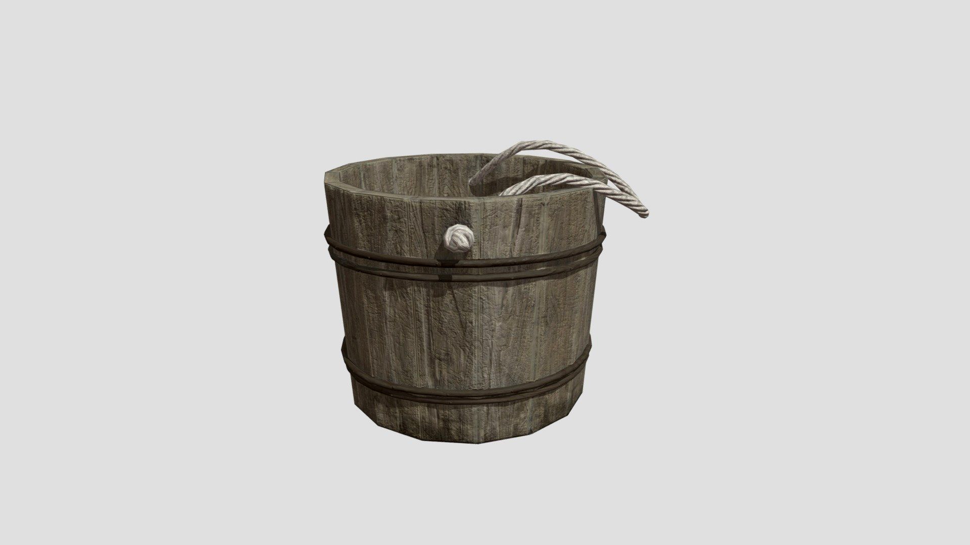 Medieval bucket 3d model