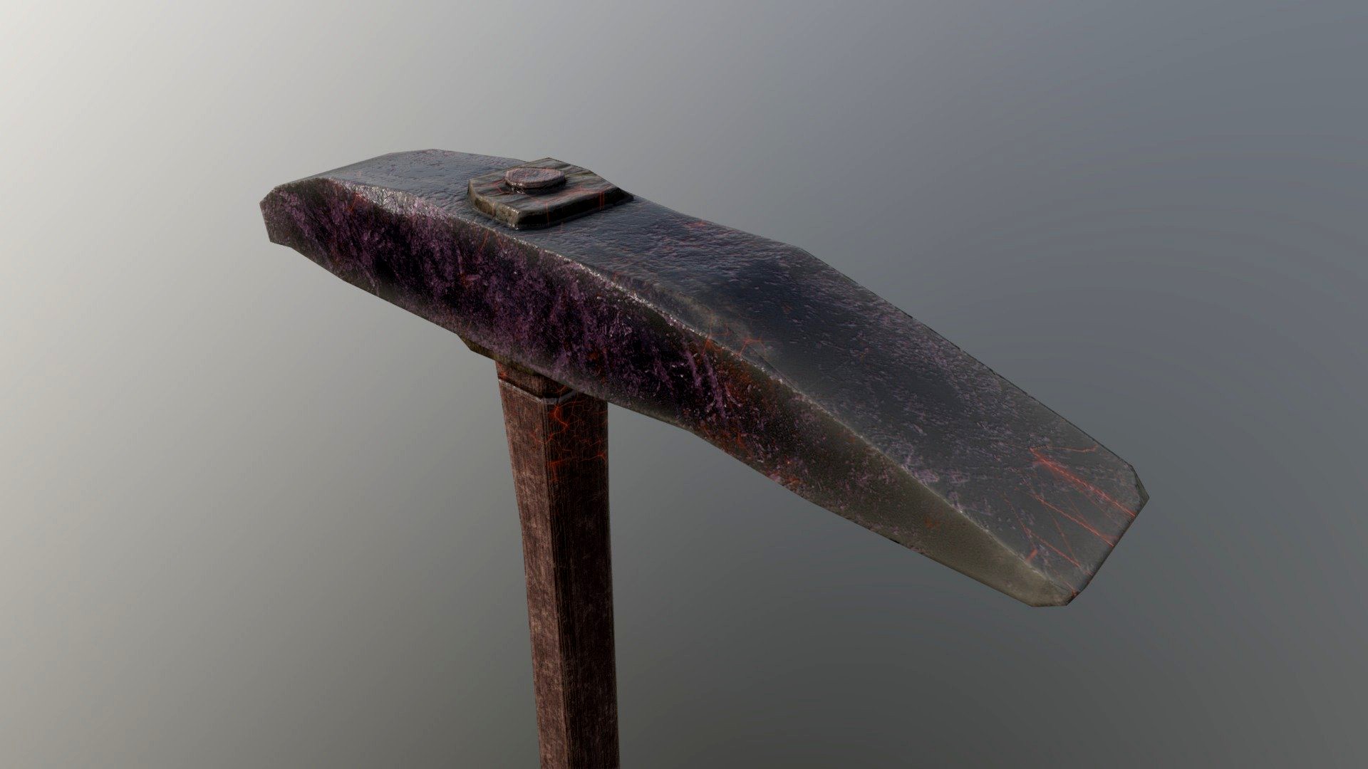 Pickaxe Obsidian 3d model