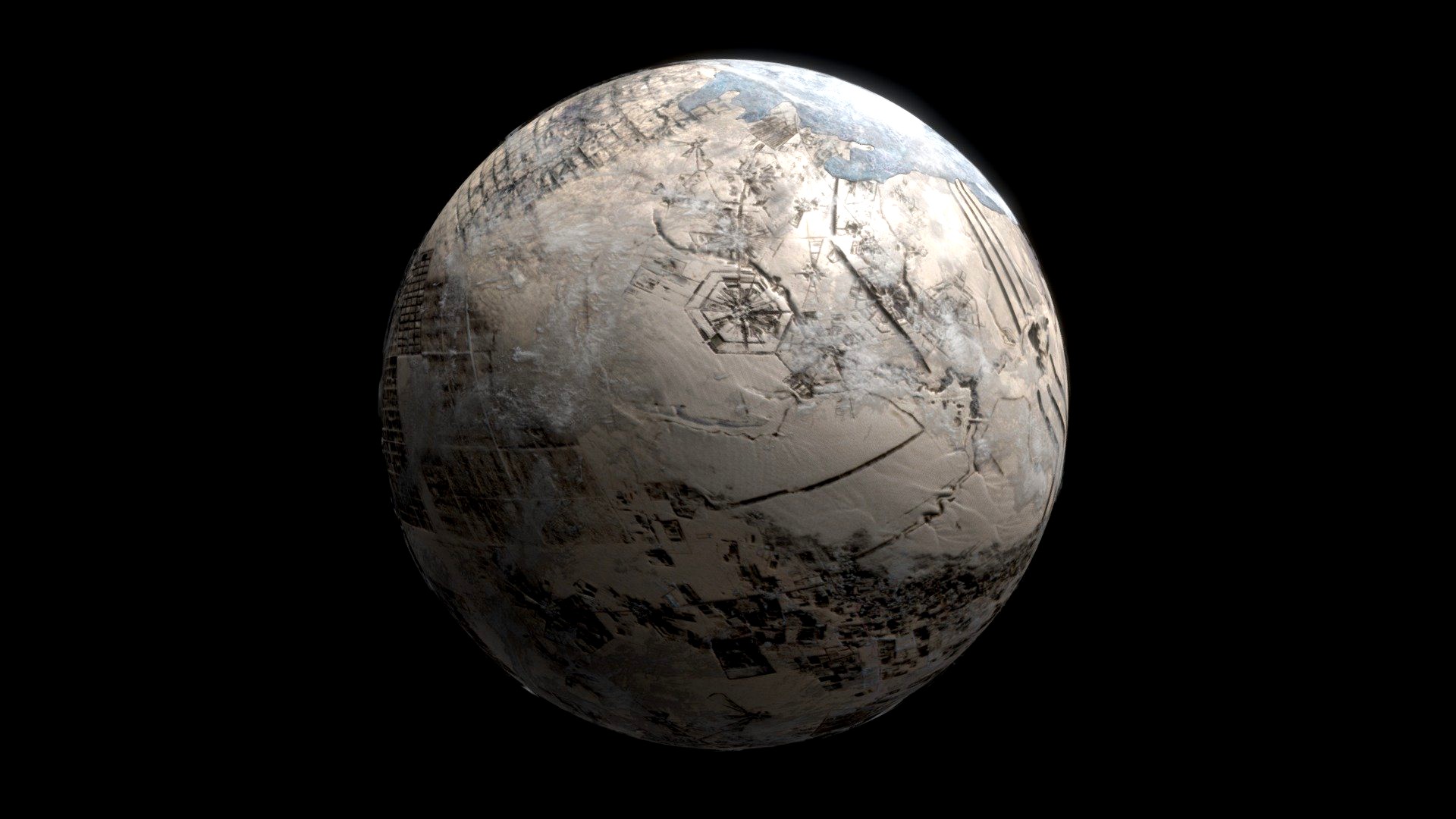 PBR Industrial Planet - 8K Textures 3d model