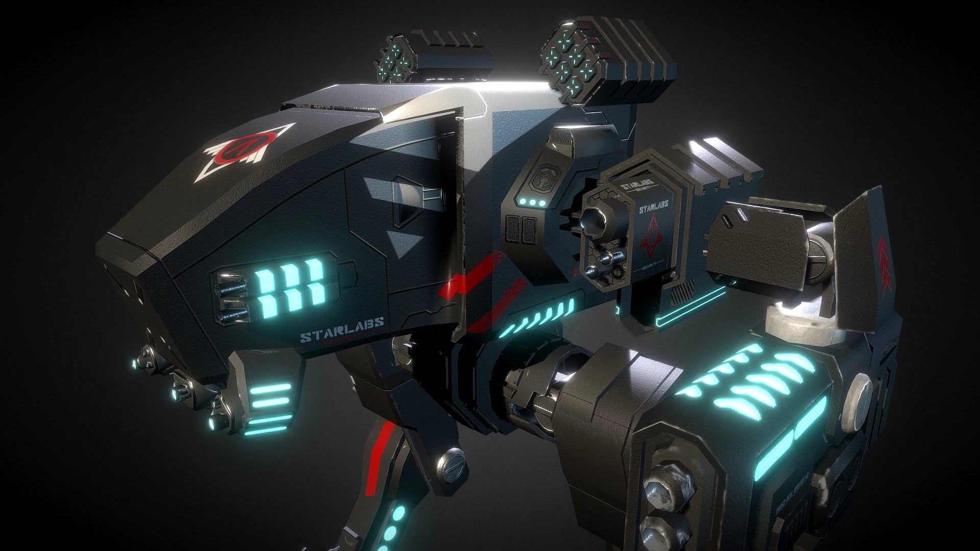 Assault Mech 3d model
