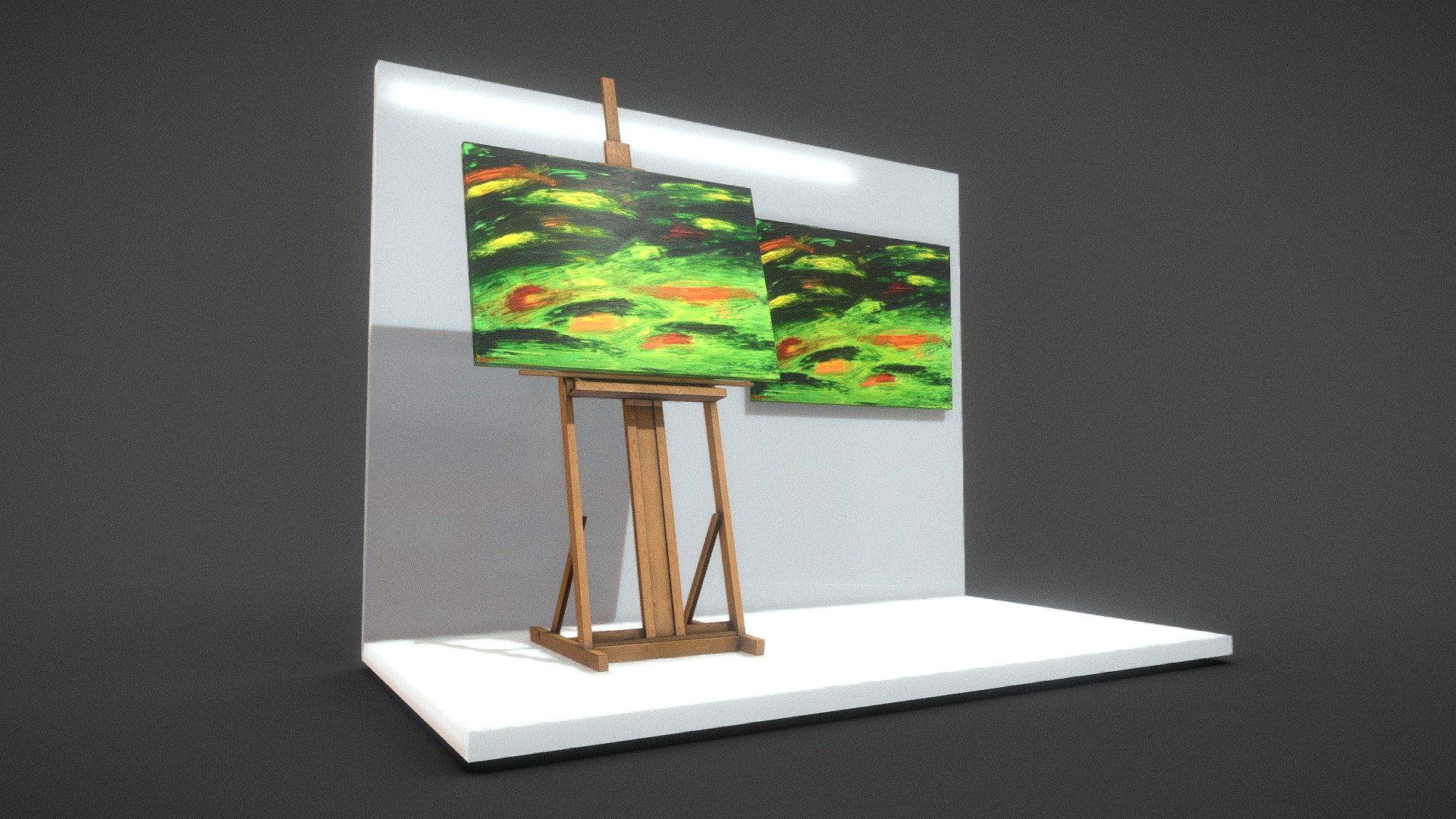 Nameless - Oil Painting 3d model