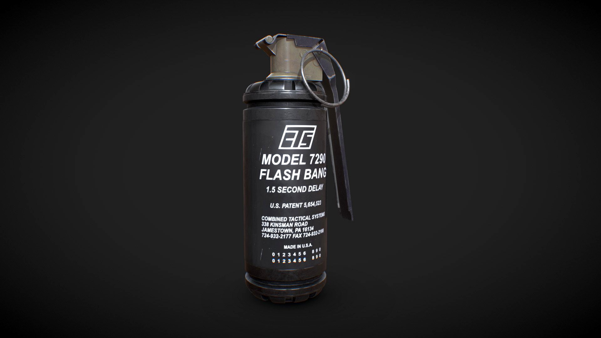 CTS Model 7290 Flashbang 3d