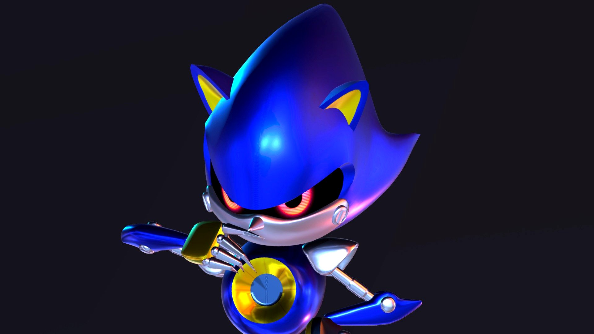 ova metal sonic 3d model