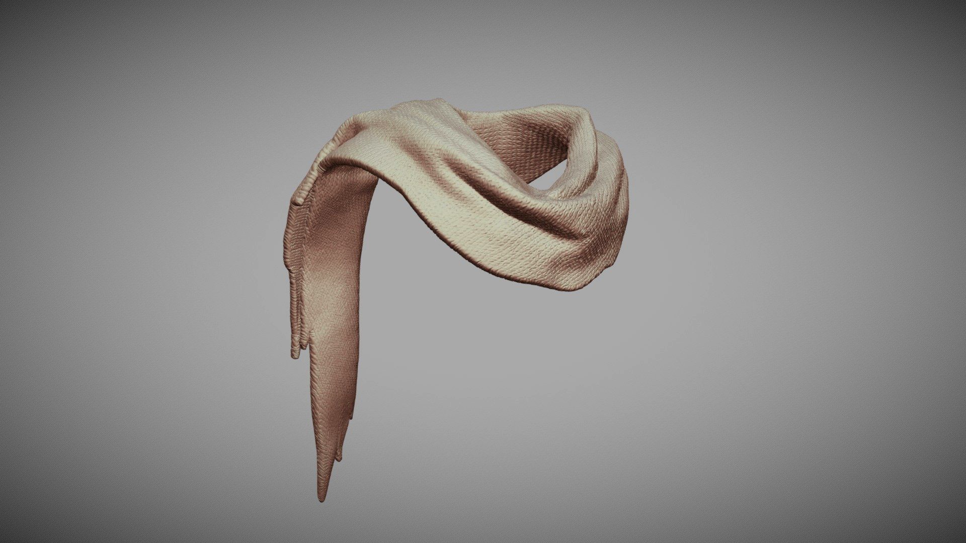 Scarf for 3d Printable Character 22 model
