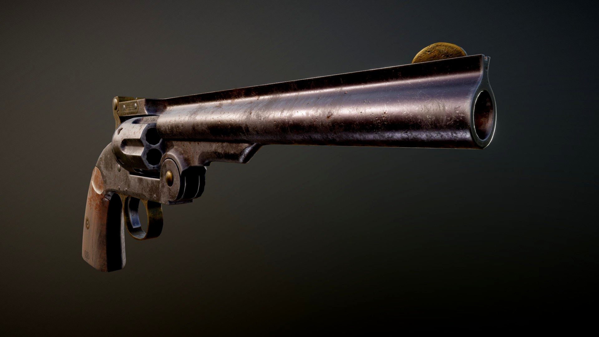 Schofield Revolver 3d model
