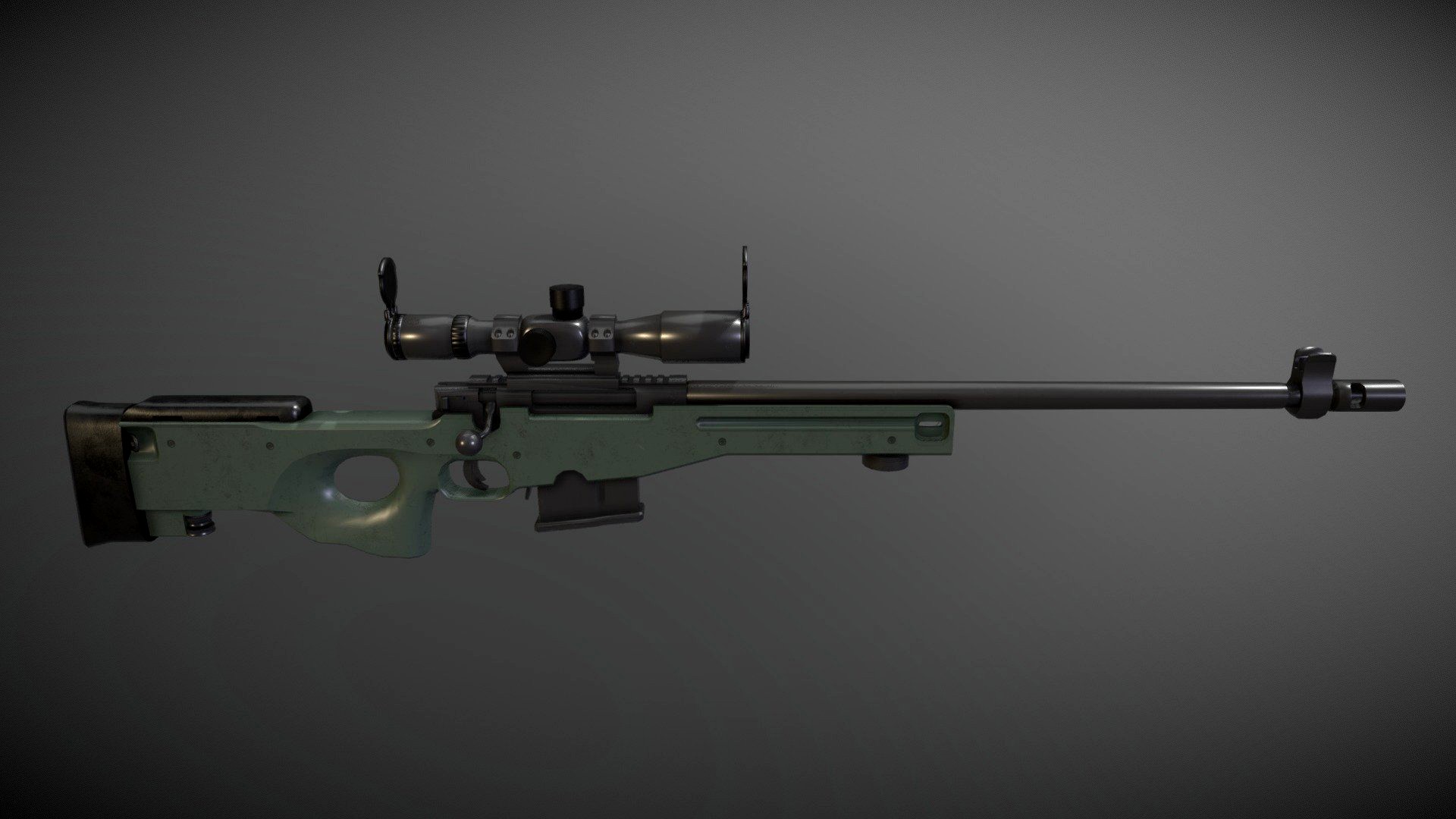 Accuracy International L96A1 3d model