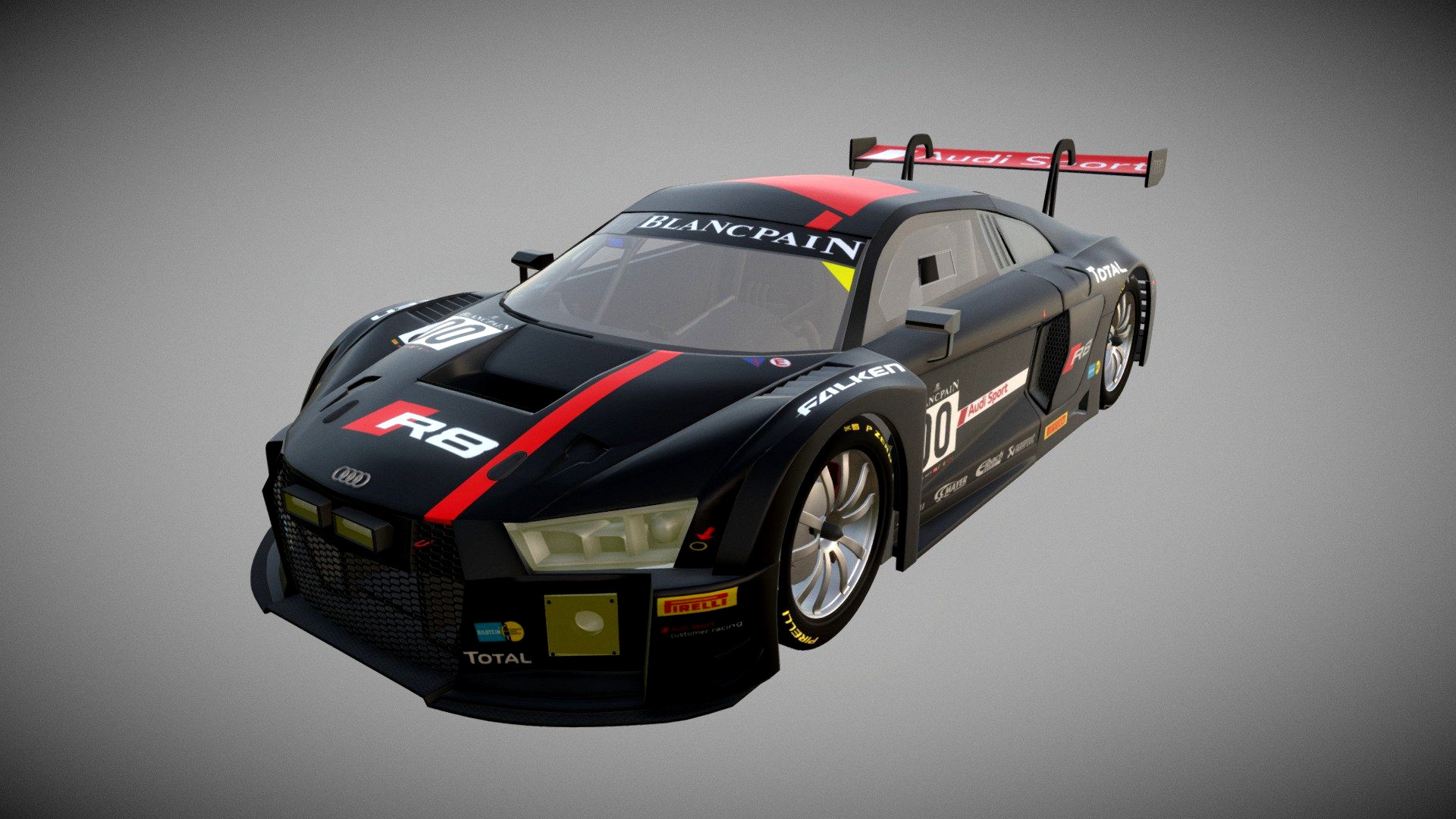 Audi R8 GT3 3d model
