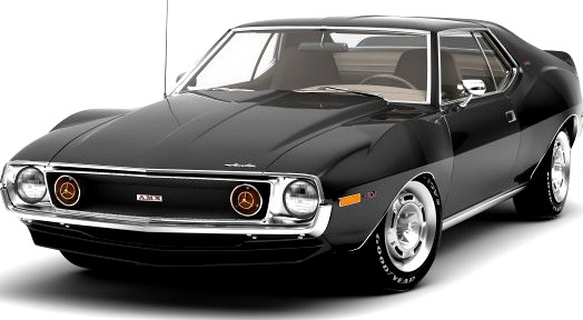AMC Javelin AMX 71 3D Model