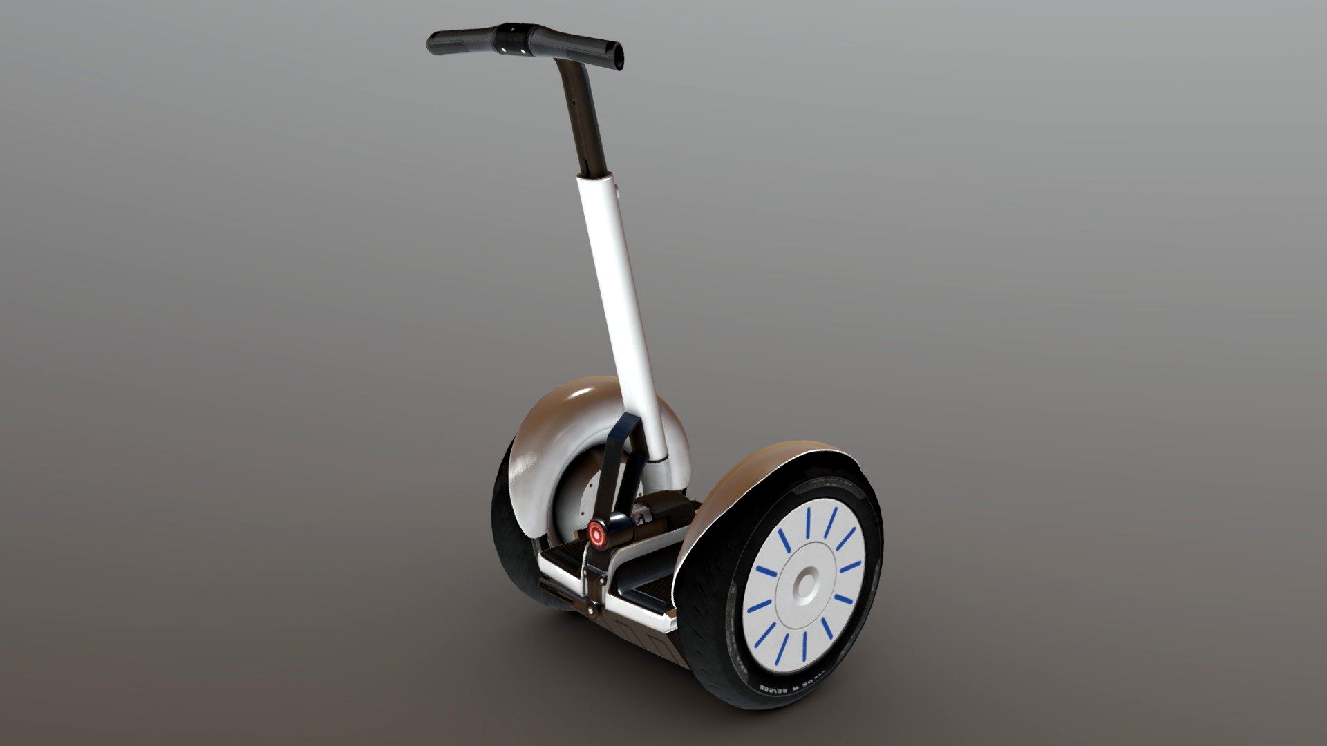 Segway (Low Poly) 3d model