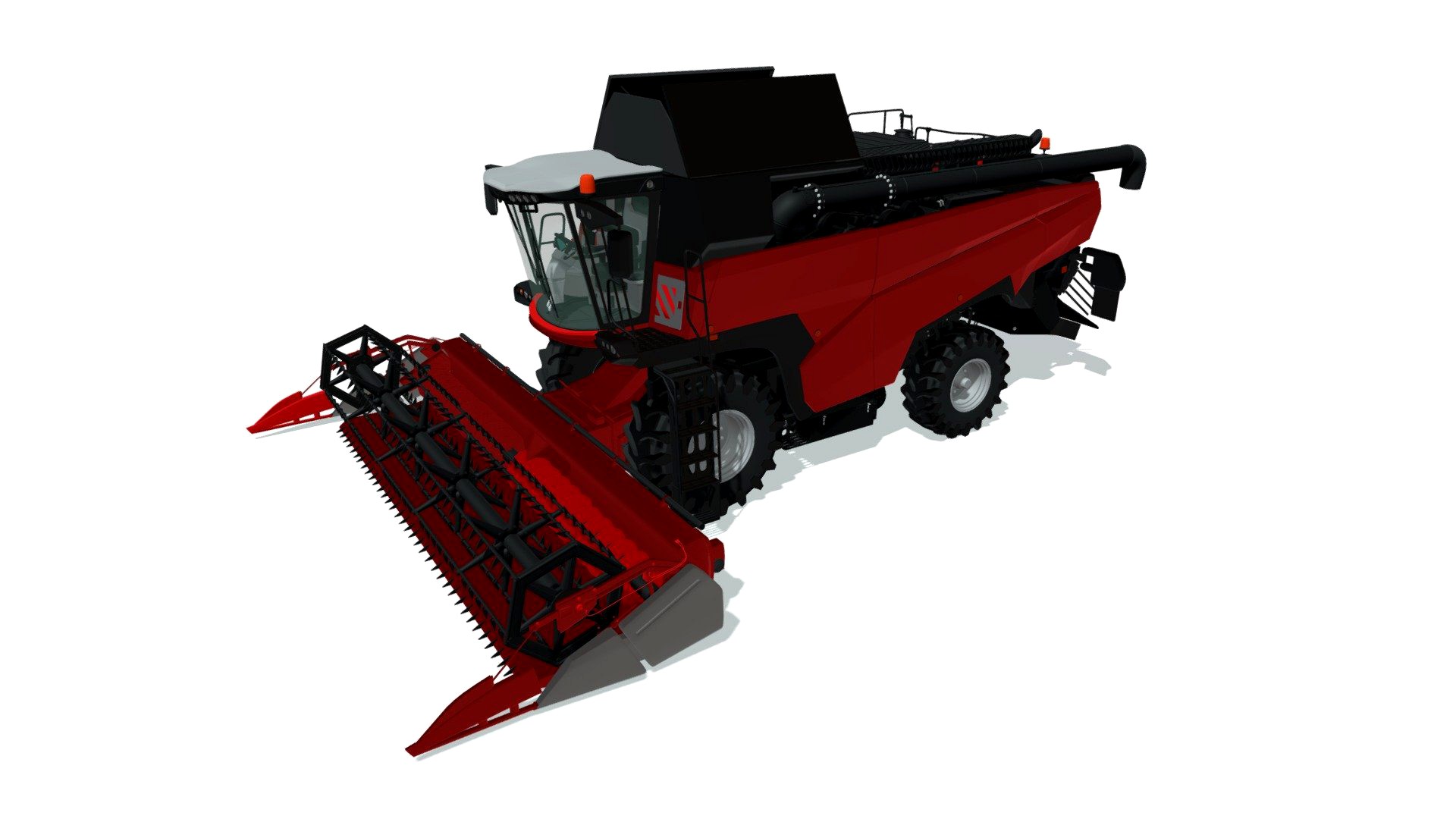 Combine Harvester 3d model