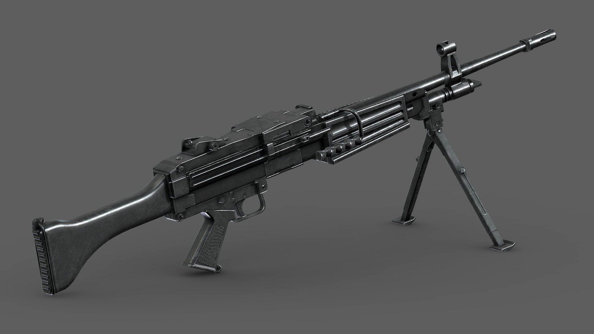 Daewoo K3 Low Poly Realisitc 3d model