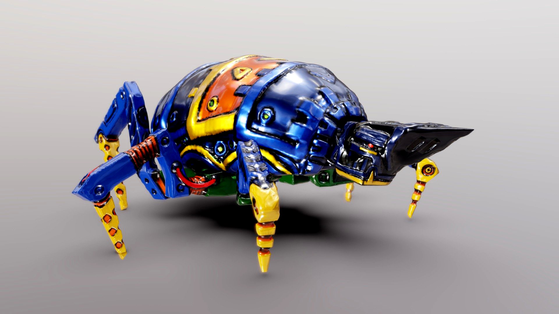 Mecha Kaiju Bug 3d model